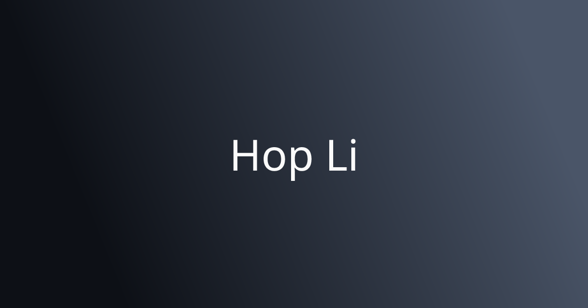 Order Authentic Chinese Online | Hop Li - Pickup Available